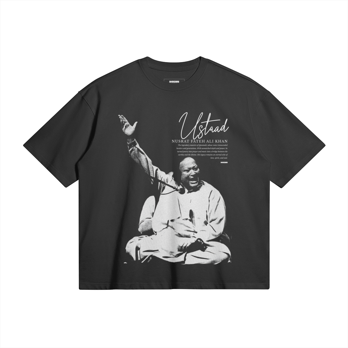 Ustaad Nusrat Fateh Ali Khan Boxy T-Shirt